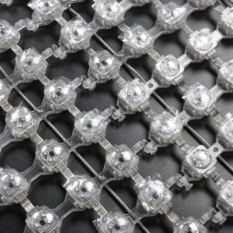 ราคากลางที่นิยมในภายนอกที่ถาวร กันน้ํา 20 มม LED แสงจุด LED หน้าจอ Mesh